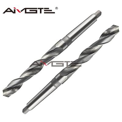China High Speed Steel Cobalt HSS-Co 5% M35 DIN345 Drill Bits HSS Morse Taper Shank Twist Drill Bit for Steel for sale