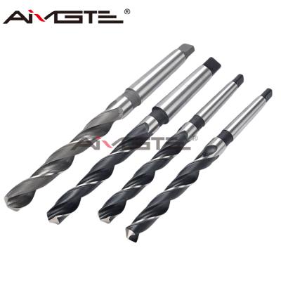 China High Speed Steel Cobalt HSS-Co 5% M35 DIN345 Drill Bits HSS Morse Taper Shank Twist Drill Bit for Steel for sale