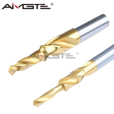 China M35 HSS-CO Cobalt Two Stage Step Drill Bit Screw Twist Countersink Drill for Stainless Drilling and Chamfering for sale