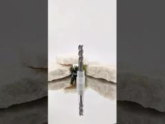 Aluminum Specific 3 Flute U Groove Carbide End Mill 30° Helix Angle for High Speed Machining