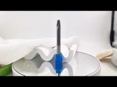 8mm 2 플루트 TiAlN 코팅 탄화탄자 끝 밀 엑스트라 긴 길이 스테인레스 스틸을 위한 깊은 슬롯 절단 도구
