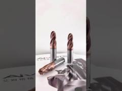 Premium 20mm 4-snede hardmetalen kogelneus frees Extra lange levensduur voor staal, titanium en harde metalen