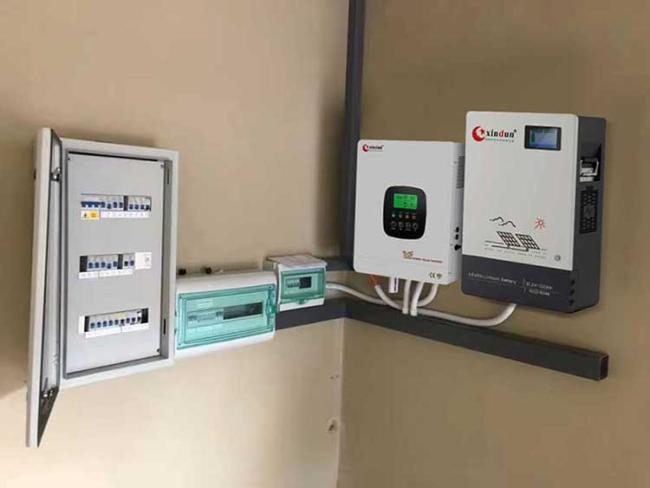 hybrid inverter 48v 24v installation