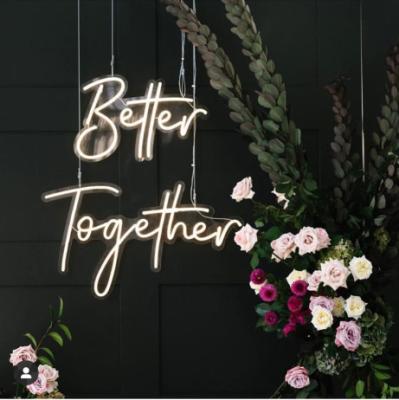 China 230v Rgb Neon Sign 8mm Flex Warm White Neon Sign Decorative for sale