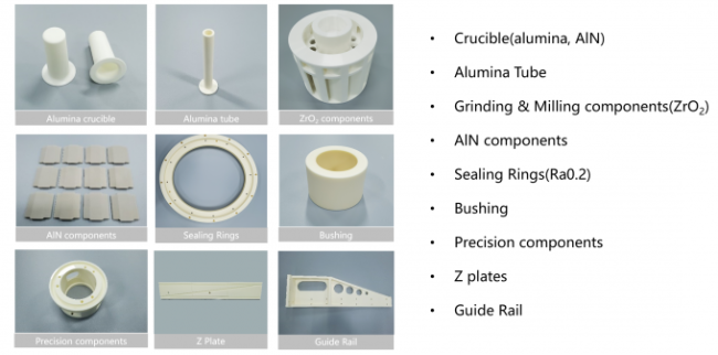 99.8% High Purity Alumina Ceramic Wheels And Nozzles For Industrial Machinery 0