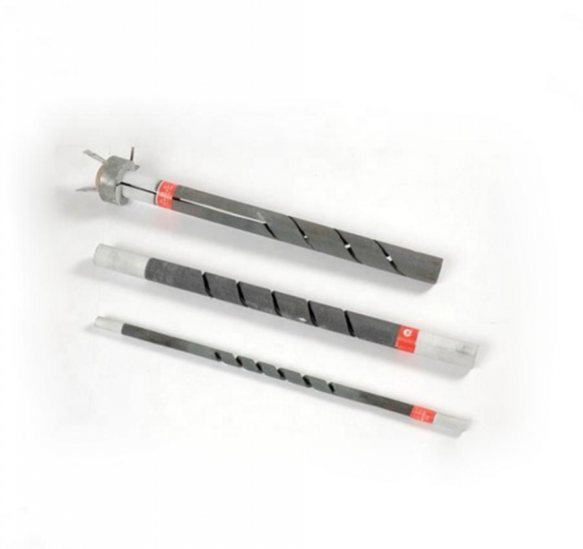 Second most electrically efficient SiC heating elements for float glass manufacturing