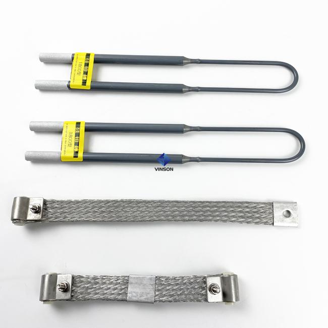 Proper installation method for vertical hanging of U-shaped heating elements