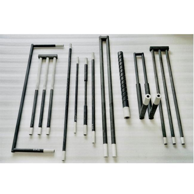 SiC heating element installation in furnace