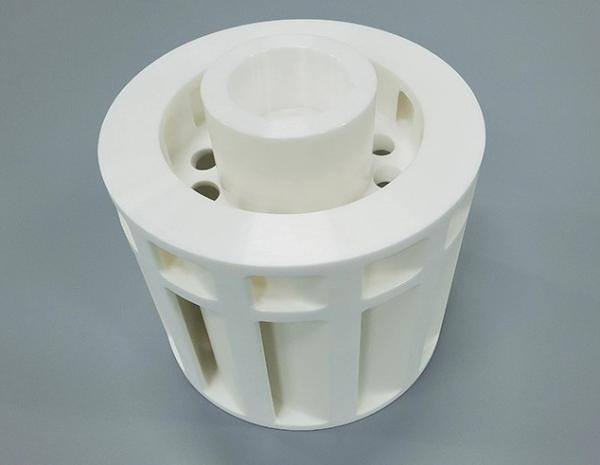 Quality 99.8% High Purity Alumina Ceramic Wheels And Nozzles For Industrial Machine for sale