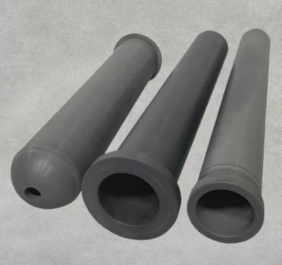 China Customized Silicon Carbide Ceramic Pipe Burners Finned Radiant Tubes for sale