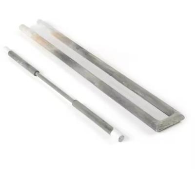 China Furnaces SiC Heating Elements Corrosion Resistant ED U W Shaped for sale