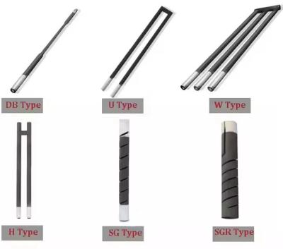 China Silicon Carbide SIC Heating Elements U Type For Muffle Furnace for sale