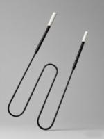China High-Temperature Silicon Carbide (SiC) Heating Elements with 1550°C Capability and Customized Sizes for sale