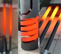 China U Type Silicon Carbide Heating Elements with 1600°C Max Operating Temperature High Thermal Conductivity and Customizable Sizing for sale