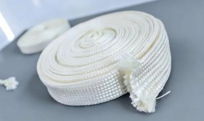 China Alumina Continuous Fiber Fabric & Braided Products with 1100°C High-Temperature Resistance Chemical Stability and Flexible Design for Aerospace for sale