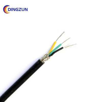 China 3 Cores Flexible Silicone Shielded Sensor Cable For Temperature Sensors for sale
