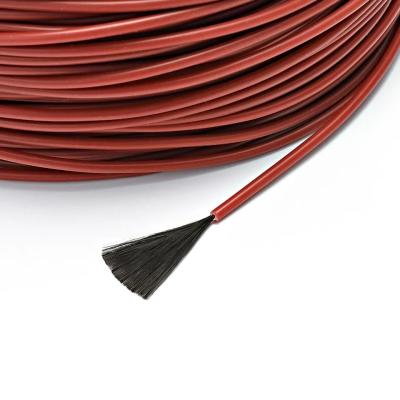 Cina Electric Blankets Melting Heating Cable Carbon Fiber Silicone Rubber Insulated 18K 20ohm in vendita
