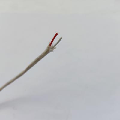 China Hoogtemperatuurkabel Glasvezel vlechten 1 paar 60V kabel Te koop