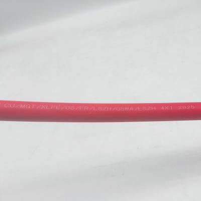 中国 計器ケーブル 300/500V CU/MGT/XLPE/OS/FR/LSZH/GSWA/LSZH 4x1 販売のため