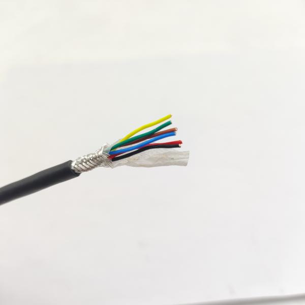Hochtemperaturkabel abgeschirmt Sensorkabel 3 Paare geflochten SPC FEP TPE Kabel