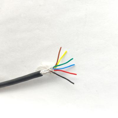 China High Tempterature Cable Shielded Sensor Cable 3 Pairs Braided SPC FEP TPE Cable for sale