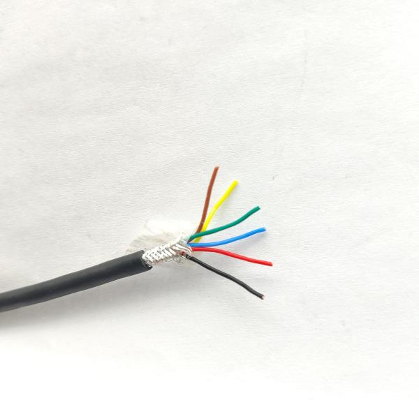 Hochtemperaturkabel abgeschirmt Sensorkabel 3 Paare geflochten SPC FEP TPE Kabel