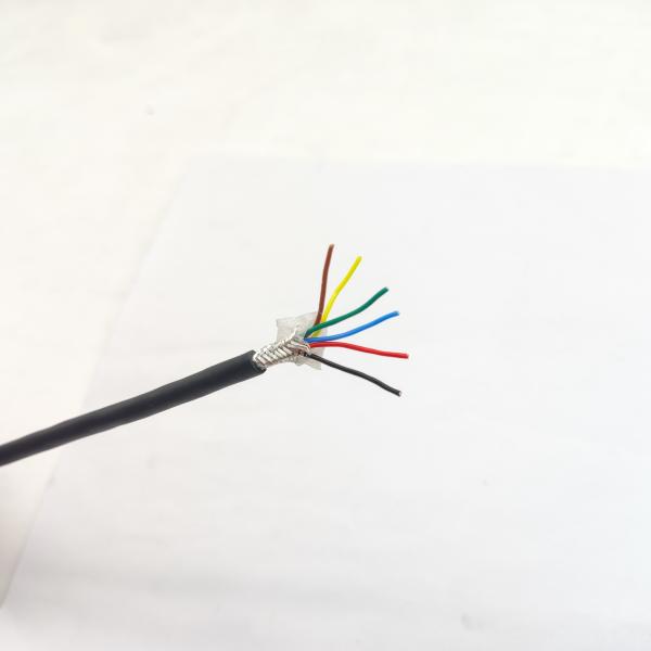 Hochtemperaturkabel abgeschirmt Sensorkabel 3 Paare geflochten SPC FEP TPE Kabel
