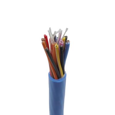China Ultra Fine Flexible Drag Chain Silicone Cable Multi Cores Cable for sale