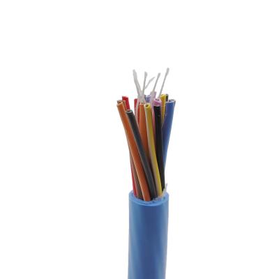China Ultra Fine Flexible Drag Chain Silicone Cable Multi Cores Cable for sale