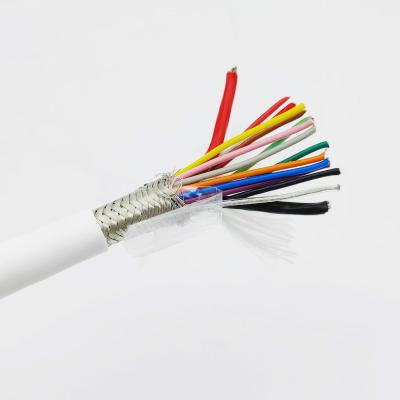 China Hybrid Multi Cores 14C X 0.5sqmm + 2C x 1sqmm Cable Braiding Shielded Custom Cable for sale