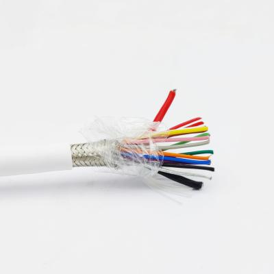 China Hybrid Multi Cores 14C X 0.5sqmm + 2C x 1sqmm Cable Braiding Shielded Custom Cable for sale