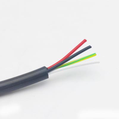 China Multi-core 4*0.75mm2 Teflon Insulation And Silicone Rubber Jacket for sale