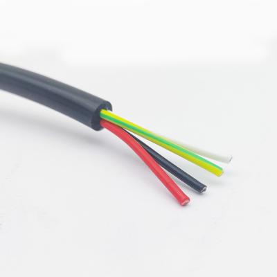 China Multi-core 4*0.75mm2 Teflon Insulation And Silicone Rubber Jacket for sale