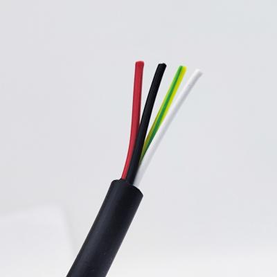 China Multi-core 4*0.75mm2 Teflon Insulation And Silicone Rubber Jacket for sale