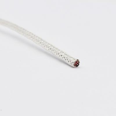 China Teflon Insulated High Voltage and High Temperature Resistant Cable 3x18AWG Transparent braiding shield cable for sale