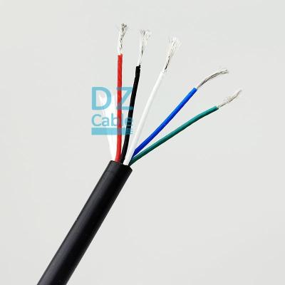 China High Temperature FEP Cables Multi Conductors TC/FEP/Silicone 5x1,5 Sensor Cable for sale