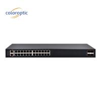 China Layer 3 Managed Core Network Switch 24 Ports 4x10G SFP+ 128Gbps Bandwidth for sale