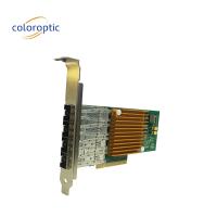 China 10G Quad Port SFP+ Ethernet Network Adapter PCIe X8 Intel XL710 for Windows Server for sale