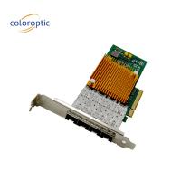 China 10G Quad Port SFP+ Ethernet Network Adapter PCIe X8 Intel XL710 for Windows Server for sale