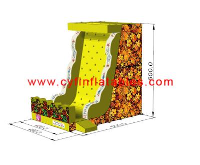 Cina Parete rampicante di attività gonfiabile di ostacolo del PVC del gigante 0.55mm in vendita