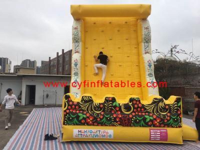 Cina Parete rampicante di attività gonfiabile di ostacolo del PVC del gigante 0.55mm in vendita