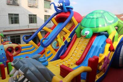 China Commercial PVC Inflatable Bounce House Inflatable Bouncy Castle With Slide Combo For Sale à venda