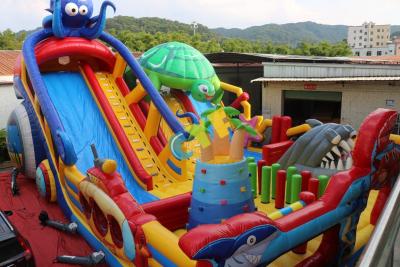 China Commercial PVC Inflatable Bounce House Inflatable Bouncy Castle With Slide Combo For Sale à venda