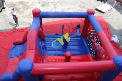 China Popular Unique Design spiderman Inflatable PVC Castle Slide Combo Bounce House Jumping Castle with Slide For Kids Play à venda