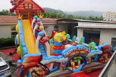 中国 Commercial PVC Kids Inflatable Jumping Castle Inflatable Bouncy House With Slide For Party Rental 販売のため