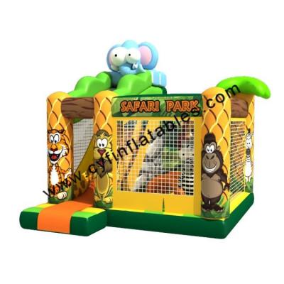Cina Commercial Kids Playground Inflatable Bouncy Slide Combo Bounce House PVC Bouncer Jumping Castle in vendita