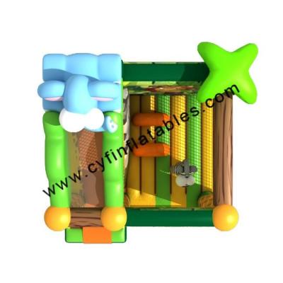 Cina Commercial Kids Playground Inflatable Bouncy Slide Combo Bounce House PVC Bouncer Jumping Castle in vendita