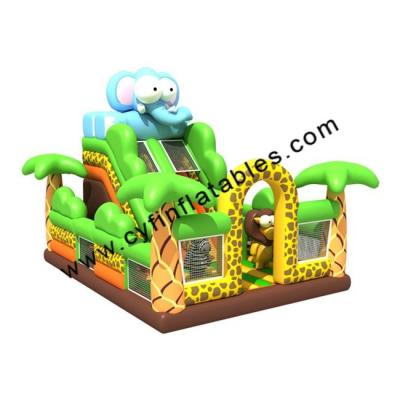 Chine Inflatable Bouncer Jumping Castle Slide Commercial Bounce House With Slide Combo à vendre