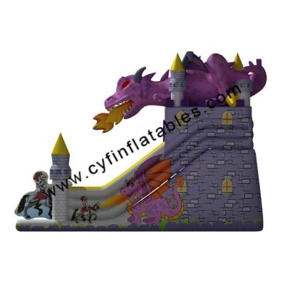 Cina Dimensione su misura castelli rimbalzante del PVC di Dragon Inflatable Bouncer Silde Kids in vendita