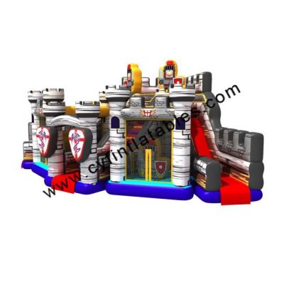 Chine Hot Sale Inflatable Castle Inflatable Slide Water Park Bouncers Jumping Castles Slide à vendre